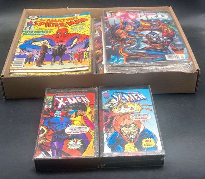 (V) Assorted collector comics and sealed vhs - Kraft Auction Service, LLC
