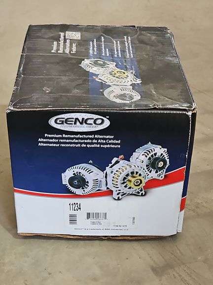 Genco Premium Remanufactured Alternators. - Kraft Auction Service, LLC