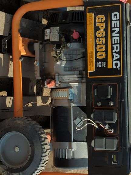 (C) Generac (GP6500) Portable Generator - Kraft Auction Service, LLC