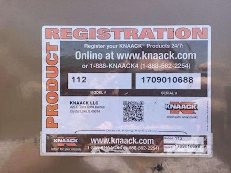 Knaack 112 Jobmaster Rolling Cabinet - Kraft Auction Service, LLC