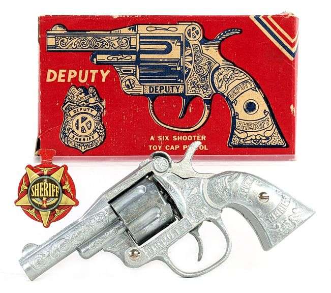 Kilgore Deputy Sheriff Cap Gun Pistol w/ Box - Kraft Auction Service, LLC