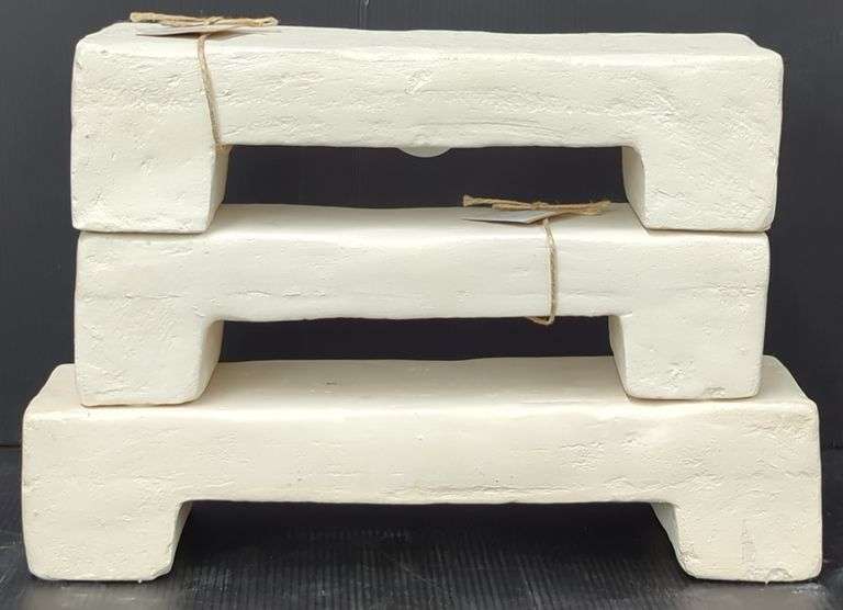 (H) Mud Pie Large And Small Paper Mache Riser - Kraft Auction Service, LLC