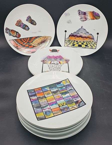 (O) 11 Rare Artistic Caffrey Plates, Made In 1971 - Kraft Auction ...