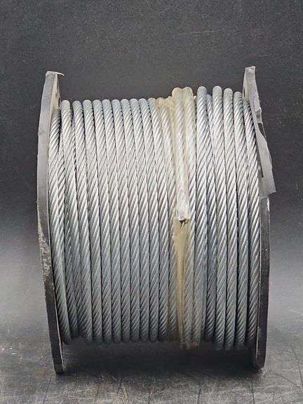 (ZZ) Dayton Wire Rope: Galvanized Steel, 7 x 19, 1,400 lb Working Load ...