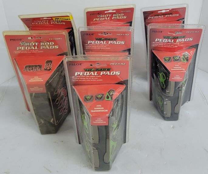 (ZZ) Pilot Automotive Hot Rod And Voltage Style Pedal Pads With ...