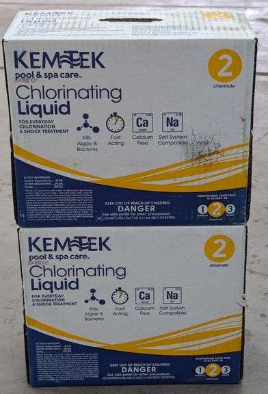 (ZZ) Kem-Tek Chlorinating Liquid - Kraft Auction Service, LLC