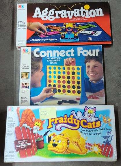 (X) Milton Bradley Parlor Tabletop Board Game - Kraft Auction Service, LLC