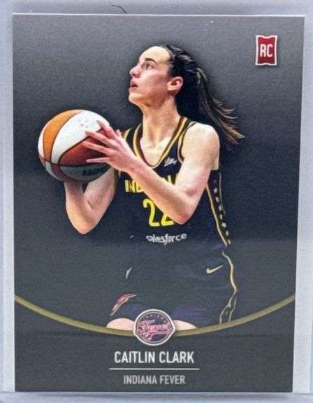 (BP) Caitlin Clark Indiana Fever Rookie Basketball Card - Kraft Auction ...