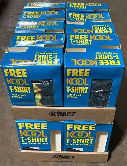 (GD) Cigarette Advertising Kool T shirts - Kraft Auction Service, LLC