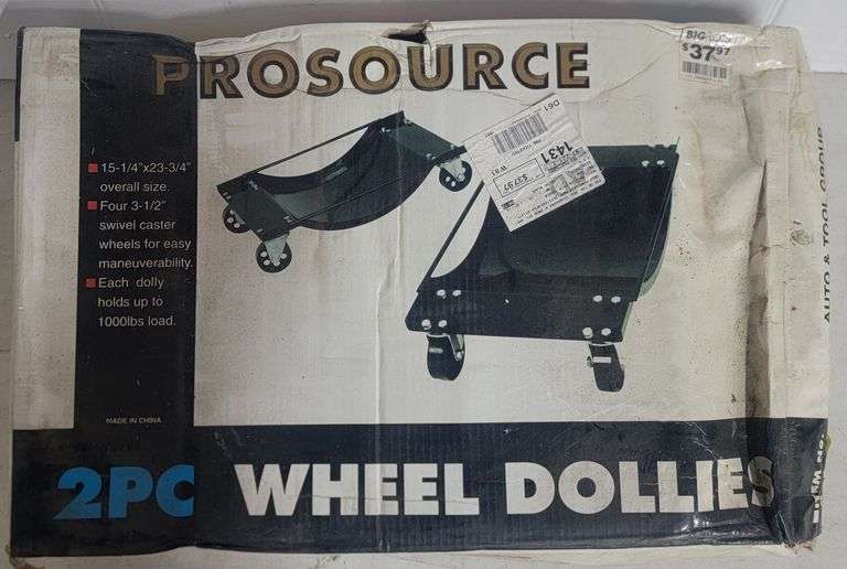 (I) Prosource 2 PC Wheel Dollies - Kraft Auction Service, LLC