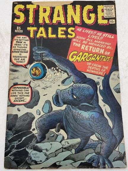 (AF) Strange Tales 1961 #85 “The Return of Gargantus” Comic - Kraft ...