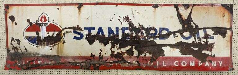 8ft Vintage SSP Standard Oil Advertising Sign - Kraft Auction Service, LLC
