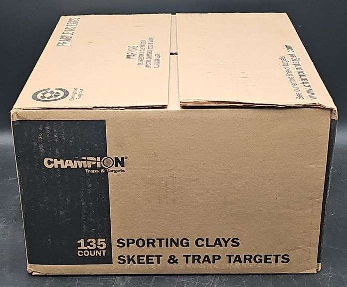 (K) Champion Traps & Targets, New/Unopened Box Of 135 Sporting Clays ...