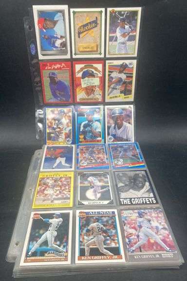 (NO) 135 Ken Griffey jr baseball collector cards - Kraft Auction ...