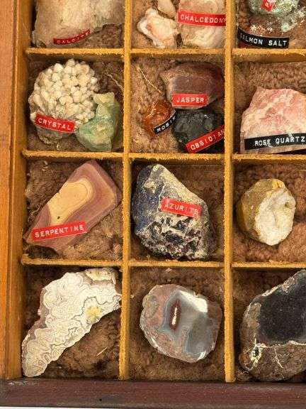 Collection Of Various Rocks, Agate Geodes And Mineral Specimens - Kraft ...