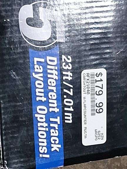 (YZ) AFX Muscle Car Shootout 23ft Slot Car Racing Track P/N 21040 by ...