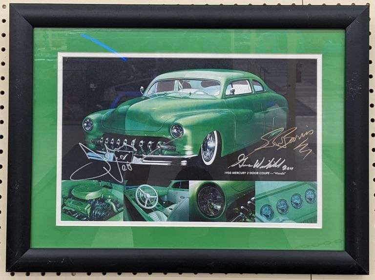 Signed George Barris, Gene Winfield, & Johnny Vegas Photograph - Kraft ...