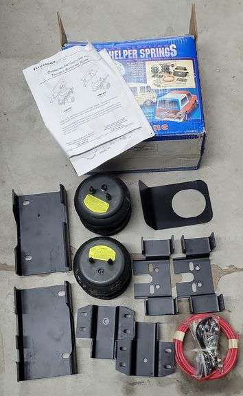 (G) Firestone Load Leveling Air Helper Springs - Kraft Auction Service, LLC
