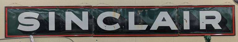 24ft Vintage SSP Sinclair Service Station 3-Piece Sign - Kraft Auction ...