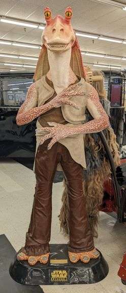 Life Size Star Wars Jar Jar Binks Episode 1 Display Prop - Kraft ...