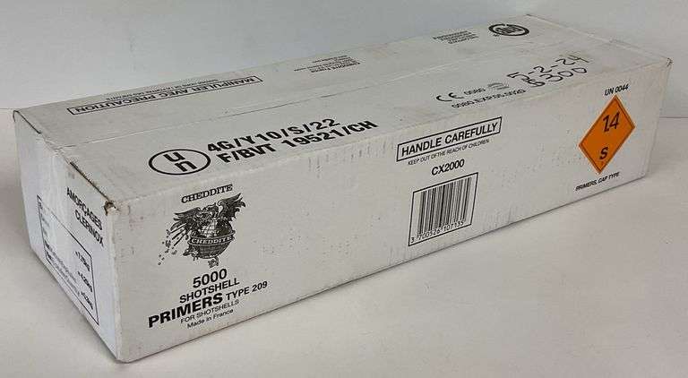 (K) Cheddite Clerinox Type 209 Shotshell Primers - Kraft Auction ...