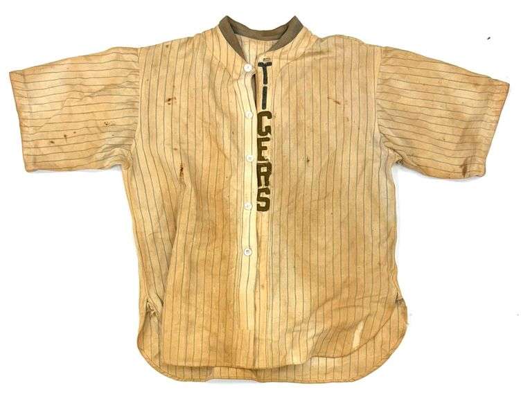 Vtg. Minor League Detroit Tigers Baseball Uniform - Kraft Auction ...