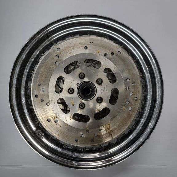 (AJ) Harley-Davidson Motorcycle Rims And Tire - Kraft Auction Service, LLC
