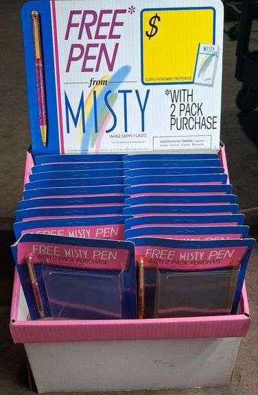 (GD) Vintage Misty Pens with Display Box - Kraft Auction Service, LLC
