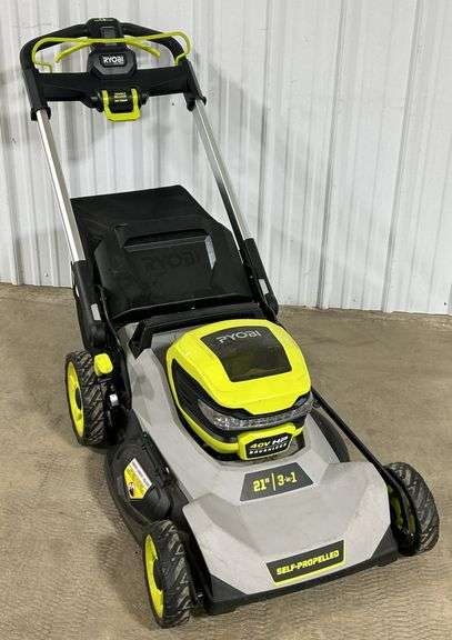 (DZ) Ryobi 40V HP 21" 3-in-1 Self Propelled Lawn Mower - Kraft Auction ...