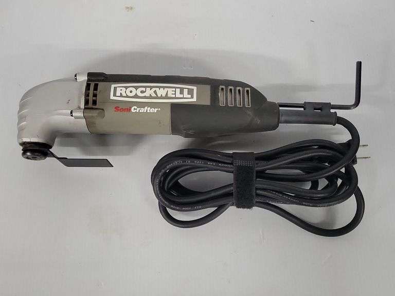 (G) Rockwell SoniCrafter Oscillating Tool With Blades - Kraft Auction ...