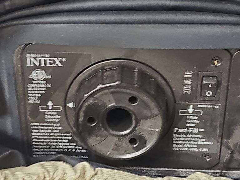 (K) Intex Model AP619A Inflatable Mattress With Built-In Fast-Fill ...