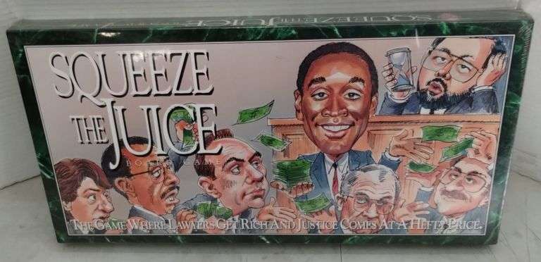 (TU) Squeeze the juice sealed board game - Kraft Auction Service, LLC