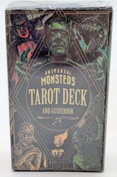 (D) Universal Monsters Tarot Deck and Guidebook. (Sealed) - Kraft ...