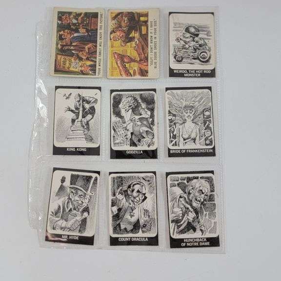 (P) Classic Monster Trading Cards - Kraft Auction Service, LLC