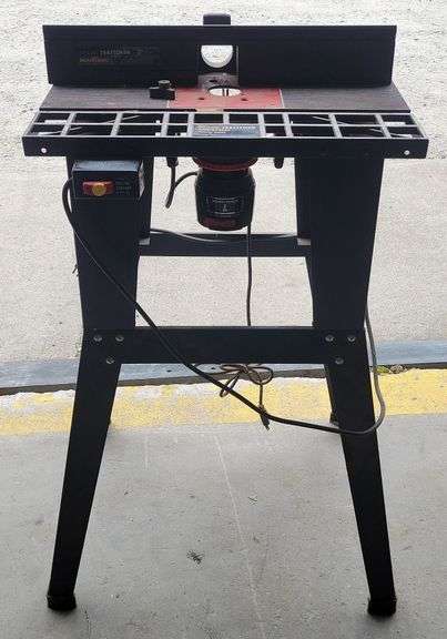 (J) Sears Craftsman Industrial Router Table With A 1 Horsepower Router ...