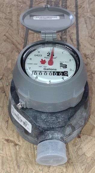 Badger Meter Recordall Water Consumption Meter - Kraft Auction Service, LLC
