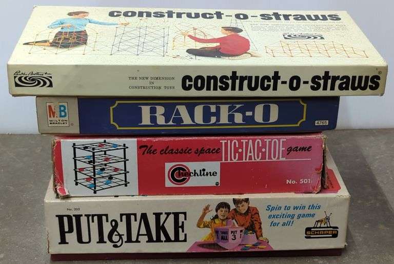 (AC) Vintage Interactive Board Games - Kraft Auction Service, LLC