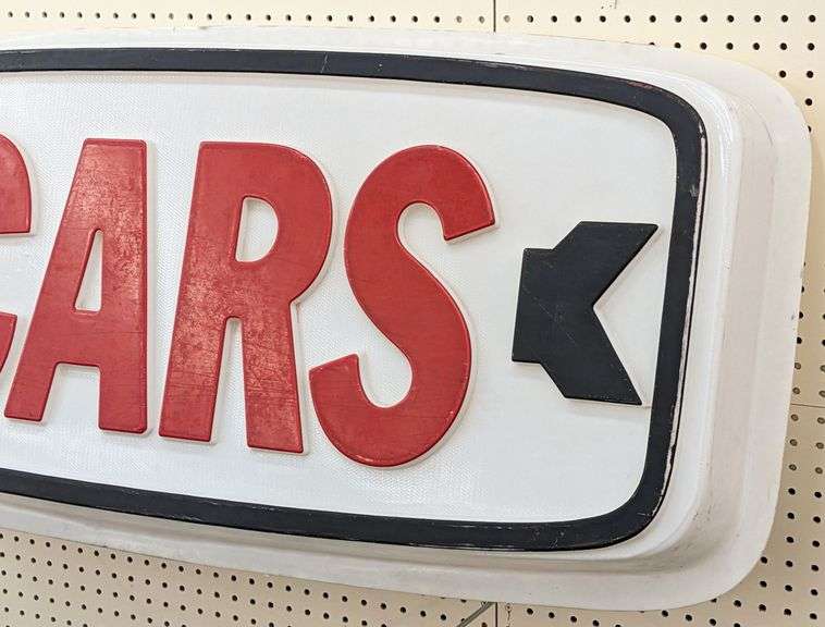 Vintage Cars Embossed Plastic Sign - Kraft Auction Service, LLC