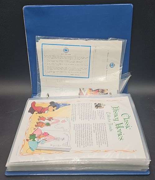 (O) Disney Stamp Collectors Album - Kraft Auction Service, LLC