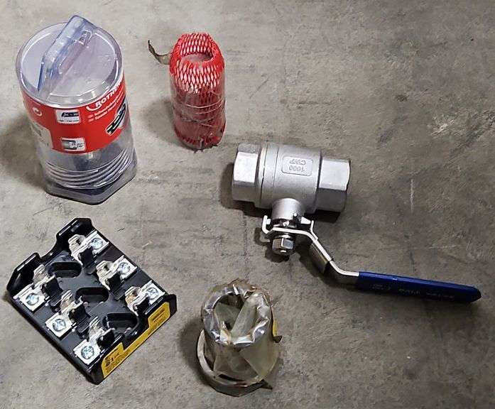 Miscellaneous Items Including a Ball Valve, a Spade Head Cutter and ...