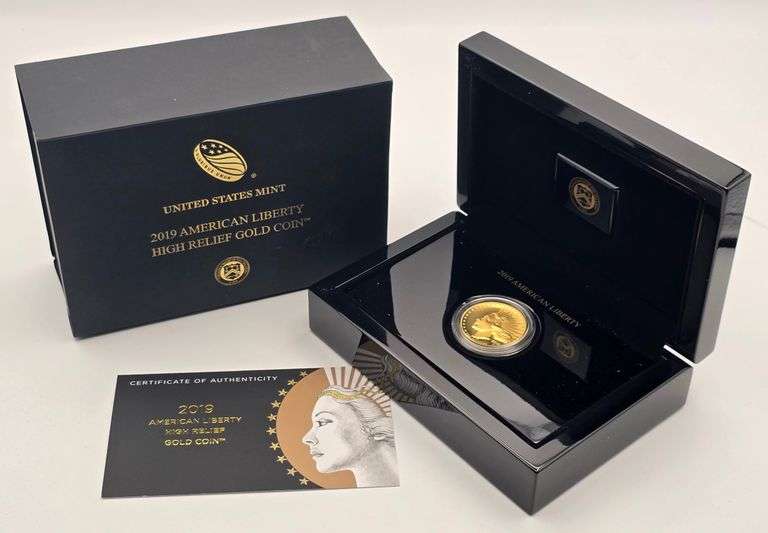 2019-W United States American Liberty High Relief One Ounce Enhanced ...