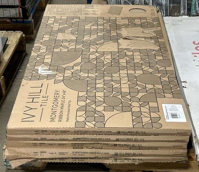 (CW) Ivy Hill MONTGOMERY RIBBON MAPLE 24"x48" Matte Porcelain Tile ...