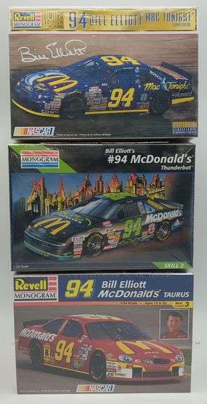 (K) Revell Models. Bill Elliott 1:24 Scale. Sealed. - Kraft Auction ...