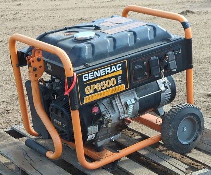 (C) Generac (GP6500) Portable Generator - Kraft Auction Service, LLC