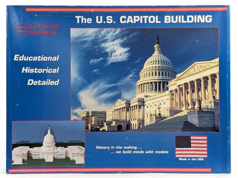 Glencoe Models The United States Capitol Building Model Kit - NIB ...