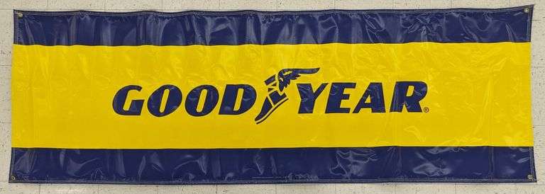 9ft Goodyear Advertising Banner - Kraft Auction Service, LLC