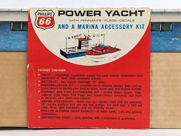NOS Phillips 66 Power Yacht and Marina Kit In Box - Kraft Auction ...
