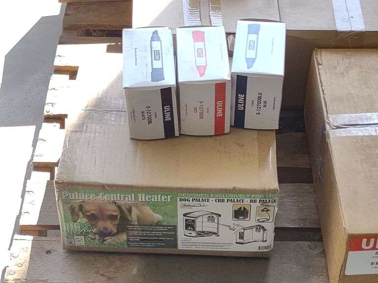 Uline Markers, Uline Foam Core Boards, Dog Palace Heater House, Etc ...