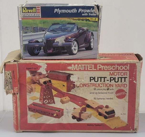 (W) Plymouth Prowler & Motor Putt-Putt Construction Yard - Kraft ...