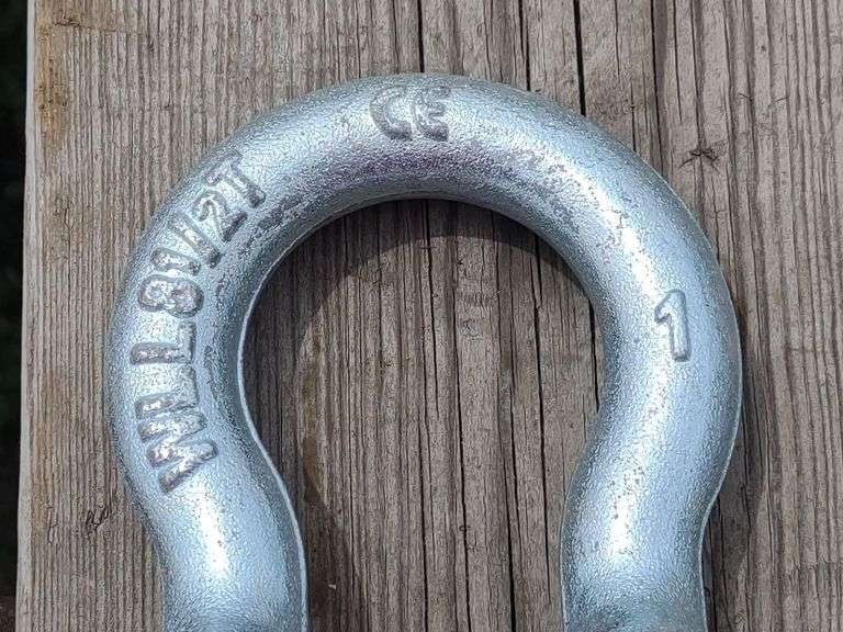 (CC) Land Honor 8.5T Anchor Shackles - Kraft Auction Service, LLC